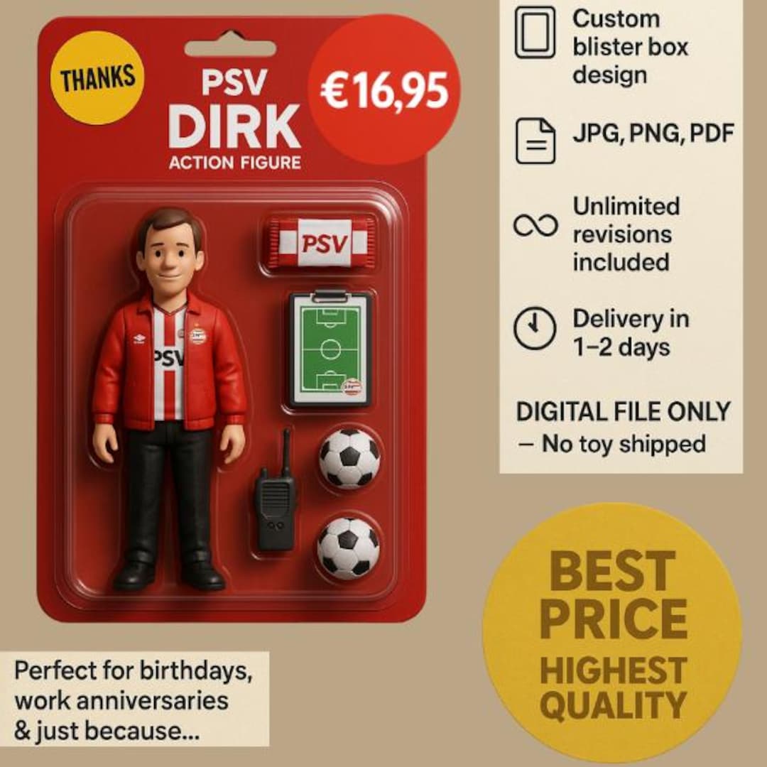 Custom Action Figure, With Custom Personalised Toy Box, Become a Toy ...