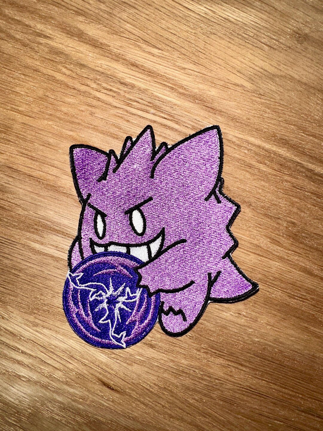 Gengar Embroidered Patch | Pokémon Iron-on Patch - Etsy