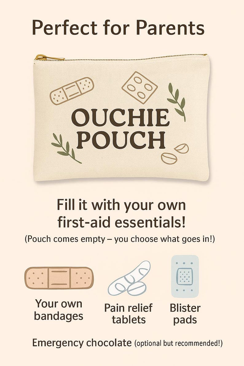 Ouchie Pouch – First Aid Essentials Bag | Kids Travel Pouch | Bandage ...