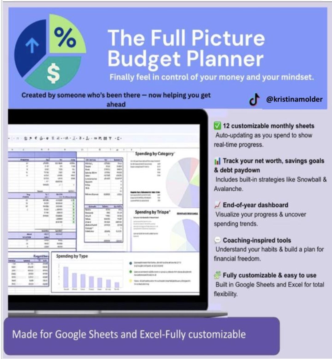 The Full Picture Budget Planner - Etsy