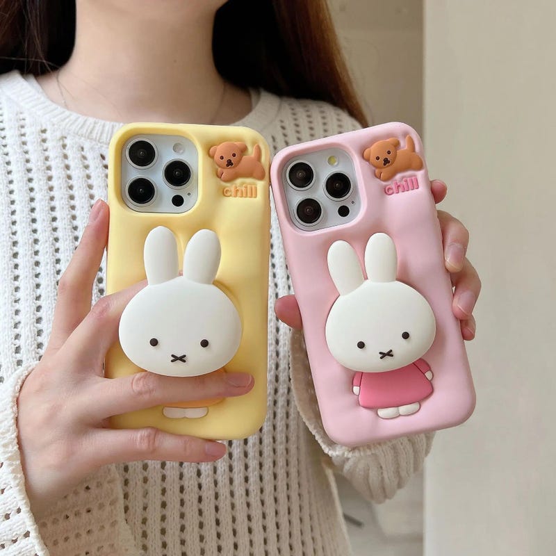 Silicone Phone Case Bunny - Etsy