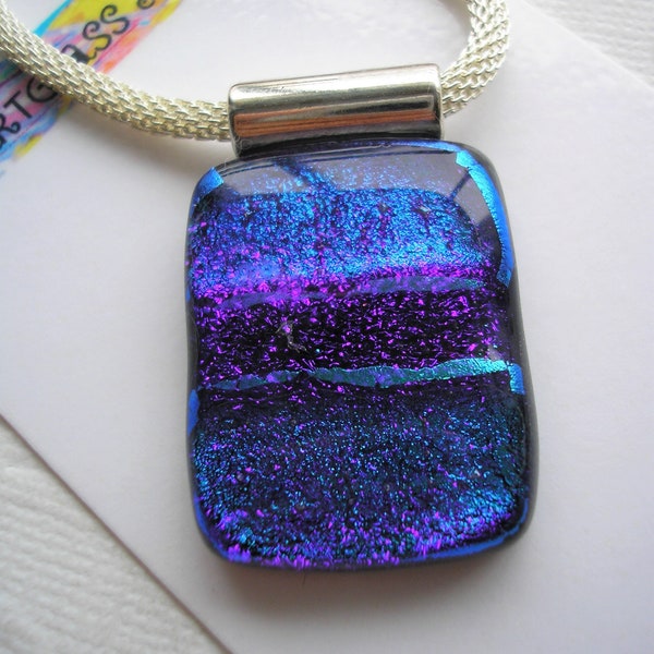 Dichroic Pendant - Etsy