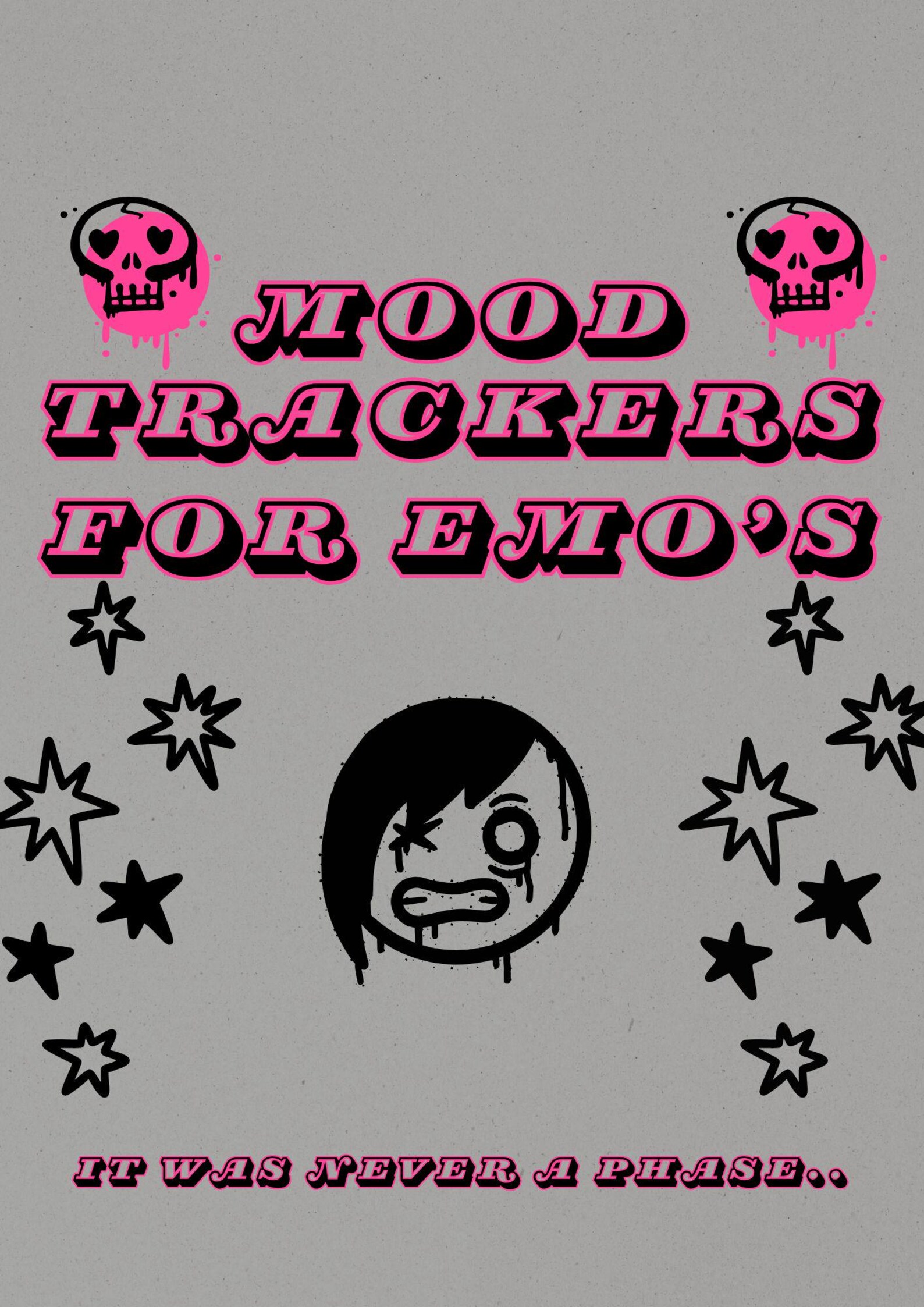 Emo Mood Tracker: Alt Journal Planner - Etsy