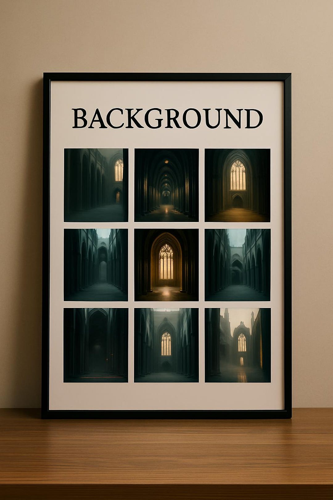 Mystic Gothic Architecture Background Bundle | Digital Cathedral ...