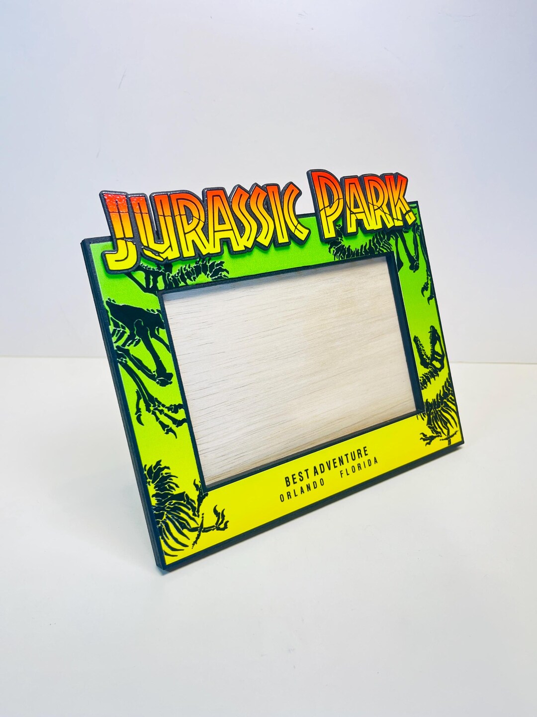 Jurassic Park Photo Frame 4x6”, Dino Theme Gift for Kid, Universal ...