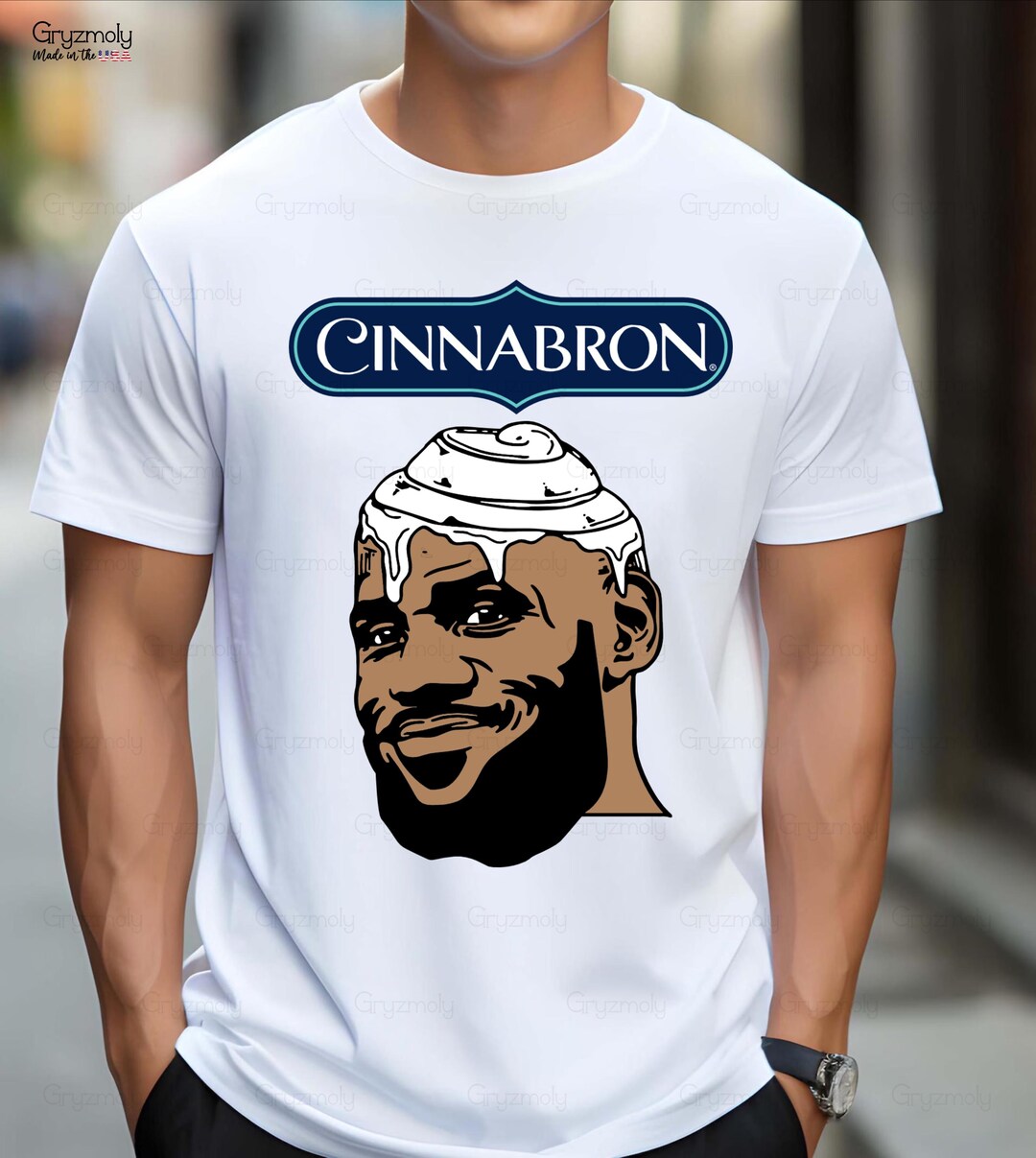Cinnabron Vintage T-shirt, Lebron James Meme Tshirt, Funny Basketball ...