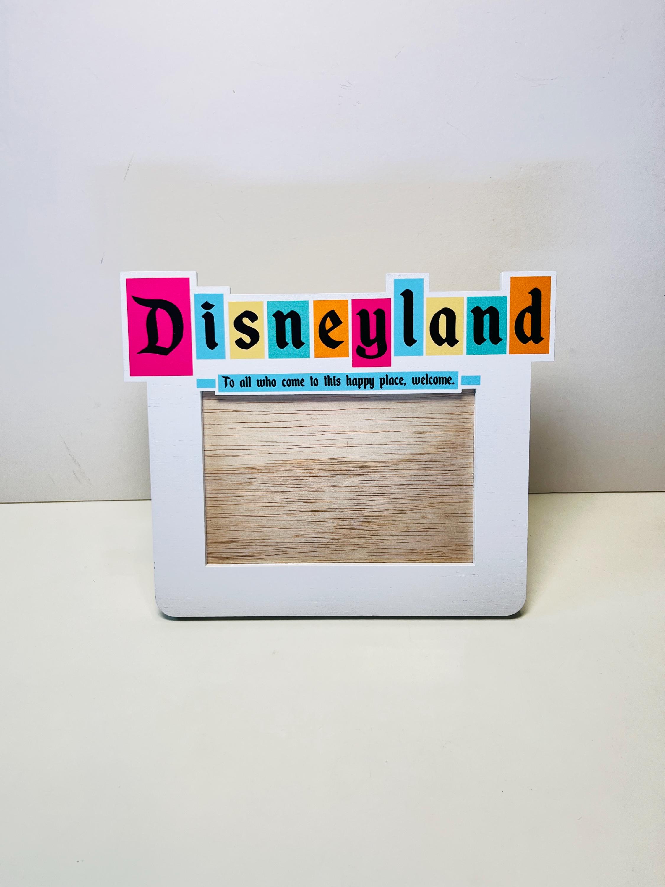 Disneyland Photo Frame | Disney Adventures Histori | Custom Photo Frame ...
