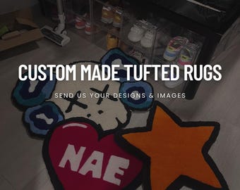 Custom Handmade Tufted Rugs or Wall Hanging - Etsy