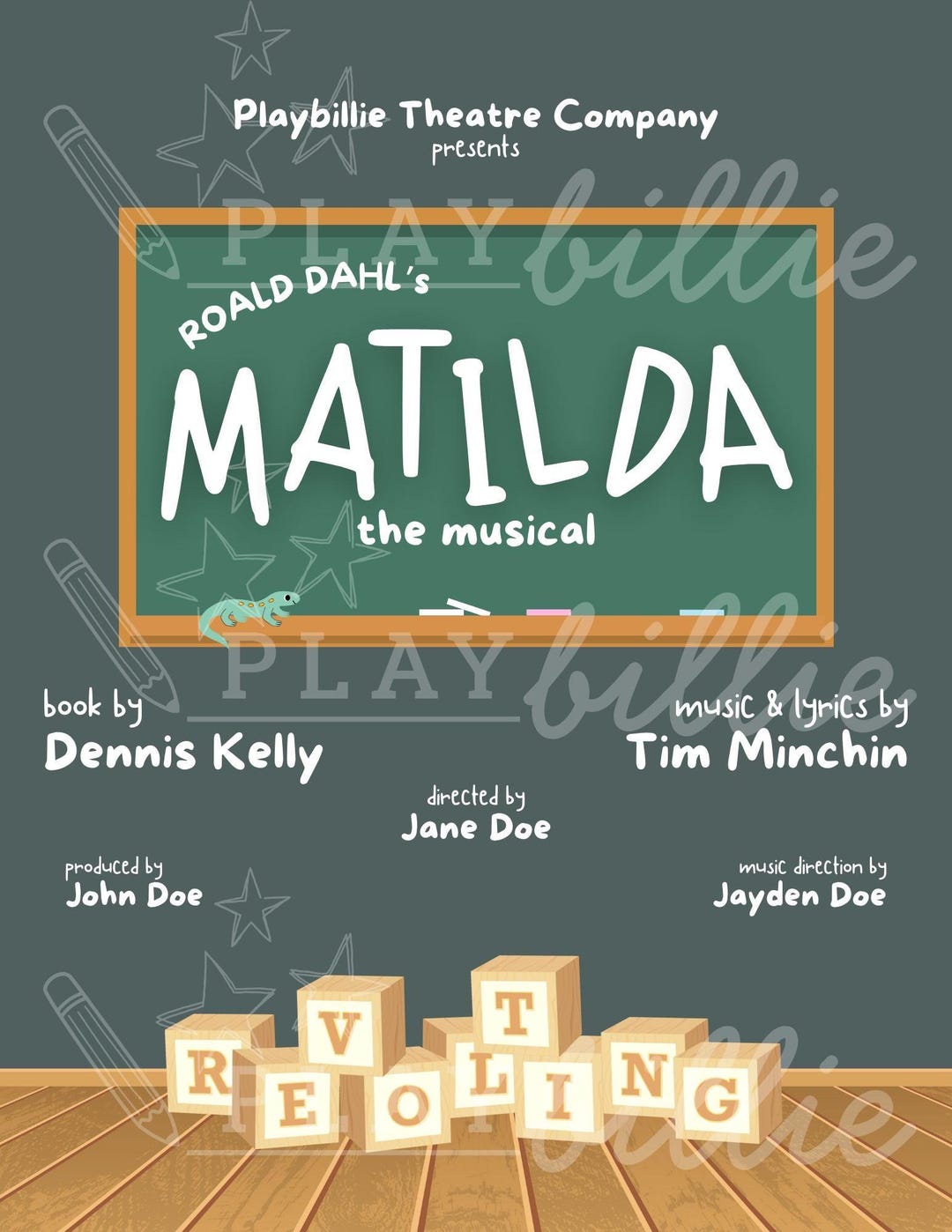 Matilda the Musical Program & Poster - Etsy