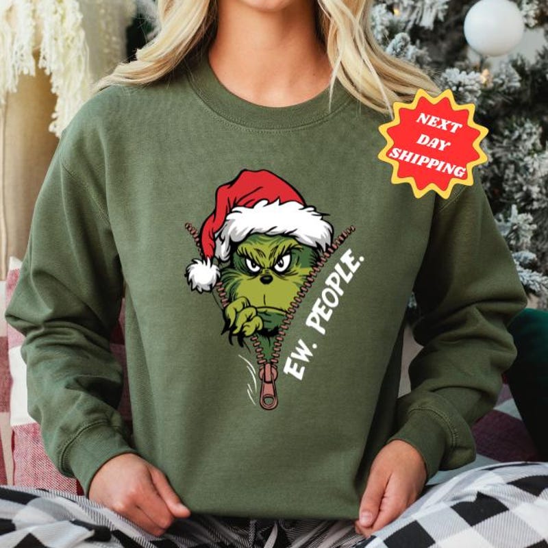 Grinch Sweaters Women - Etsy