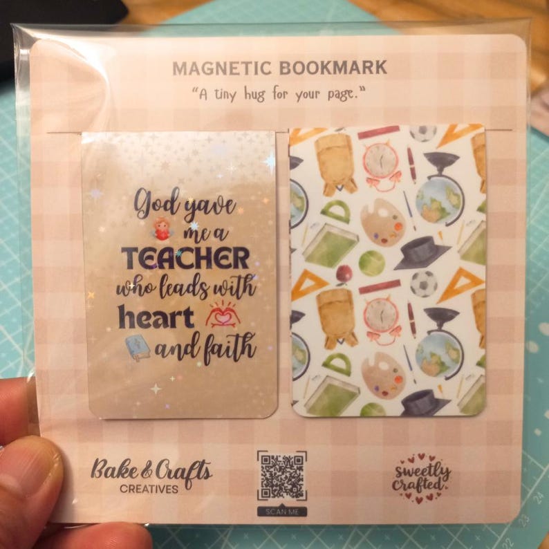 Printable Magnetic Bookmark Templates | DIY Teacher Gift | Ready-to ...