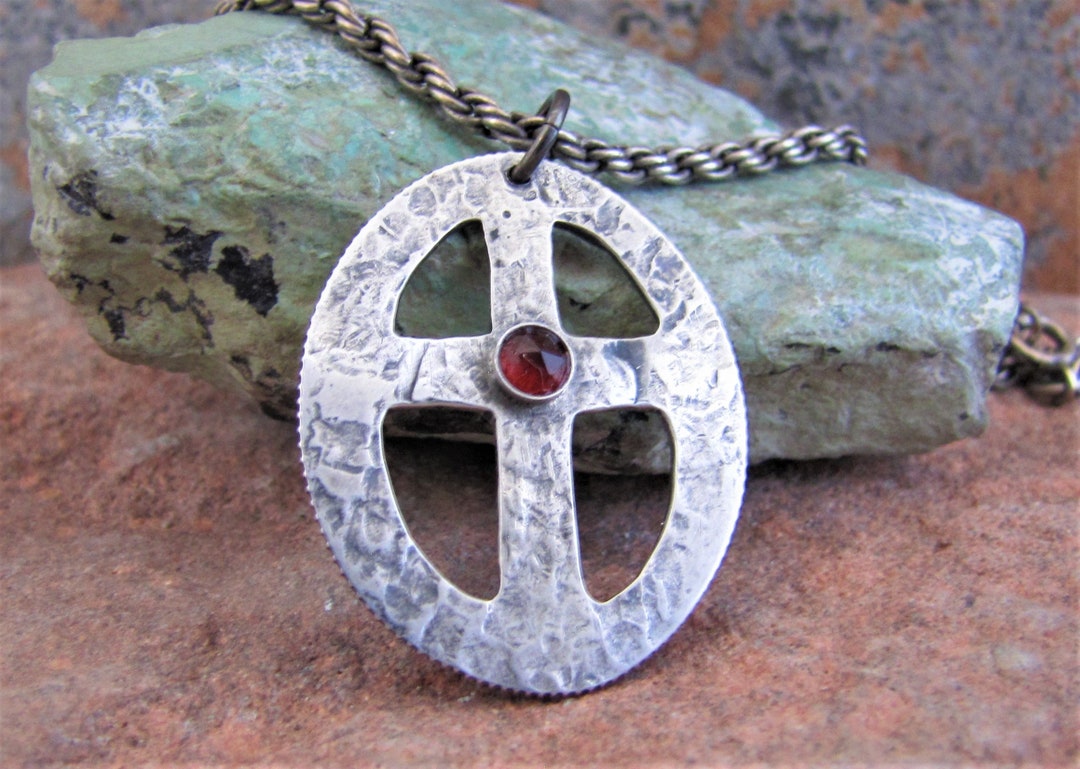 Secret Treasure Silver Coin Cross Pendant - Etsy