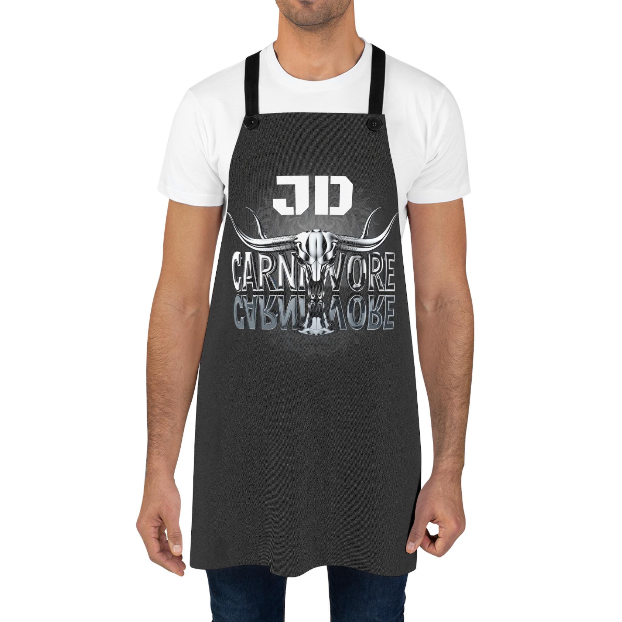 Steer Skull CARNIVORE Personalized Apron | Gift for Meat Lovers Dad ...