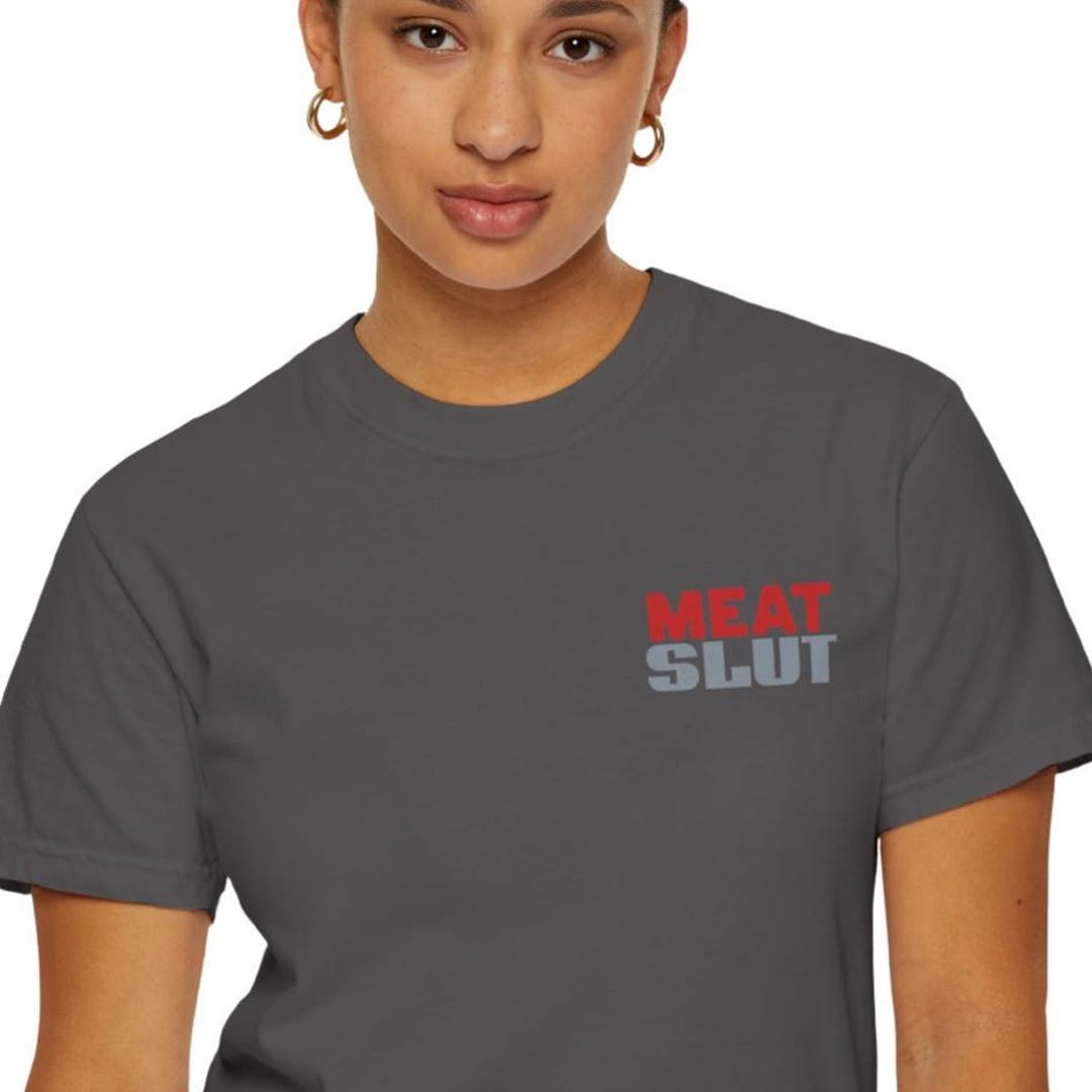 Funny 'meat Slut' CARNIVORE T-shirt | Grill BBQ Meat Smoker Hunter ...
