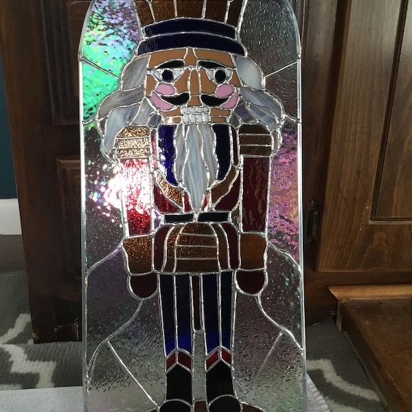 Stained Glass Nutcracker - Etsy