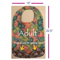 Adult Bib - Etsy