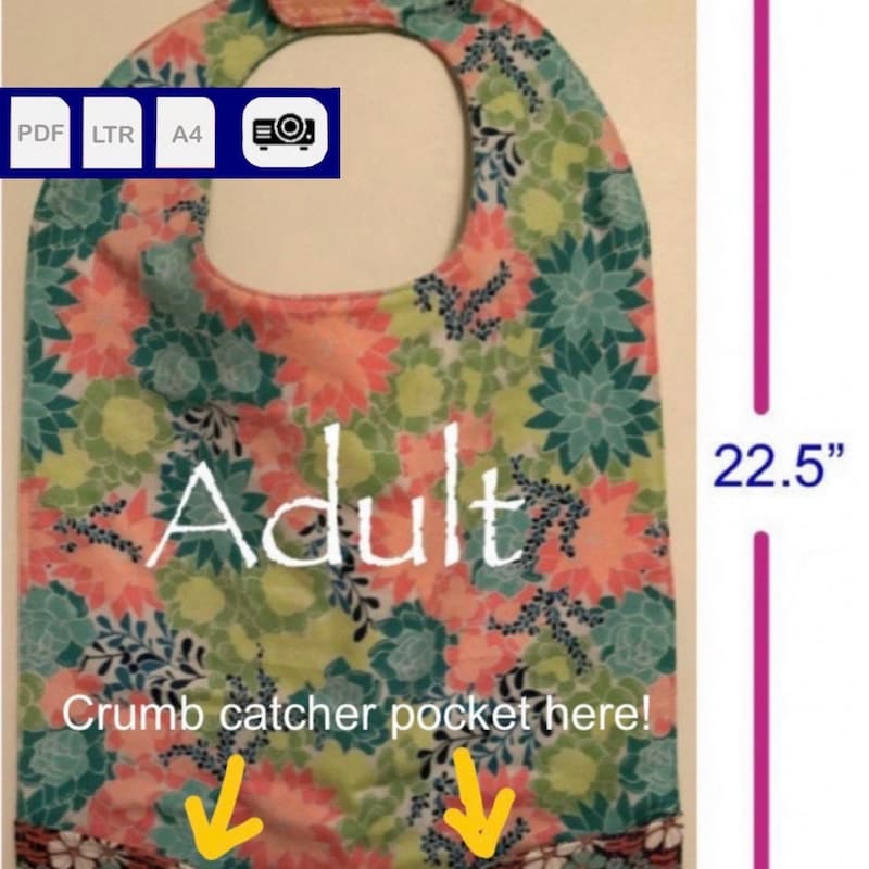 Crumb Catcher Bibs - Etsy