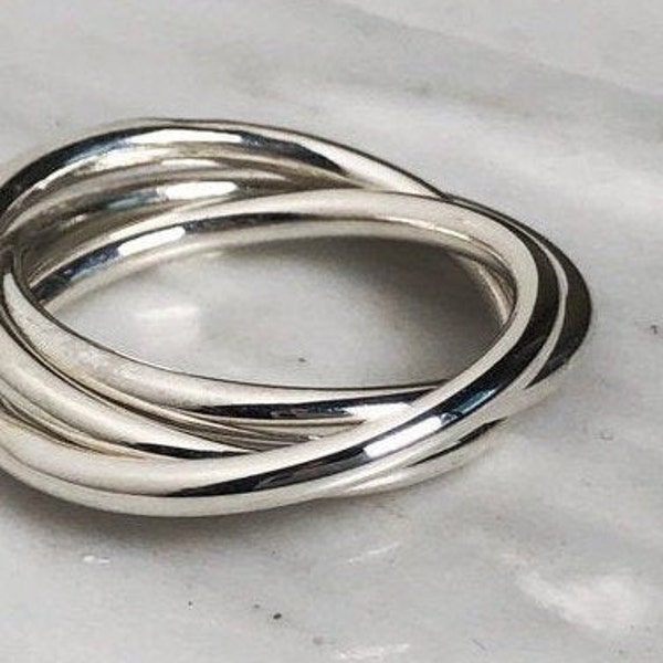 Triple Rolling Ring - Etsy