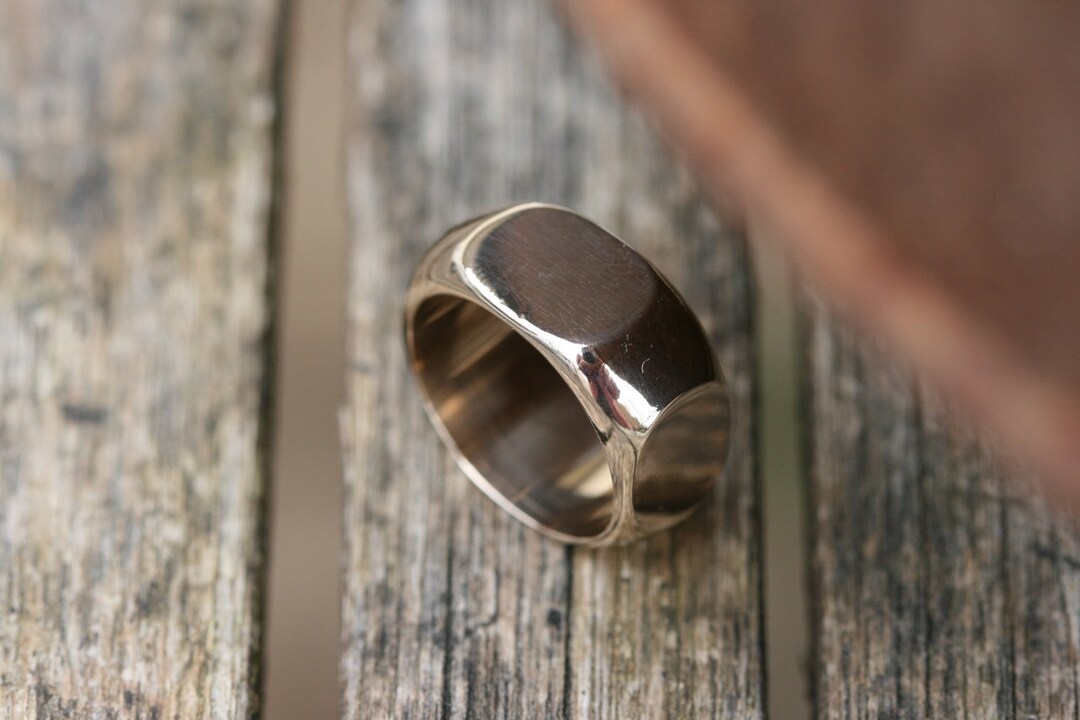 Bronze Wedding Ring, Bronze Jewelry, Handcrafted Unisex Bronze Ring ...