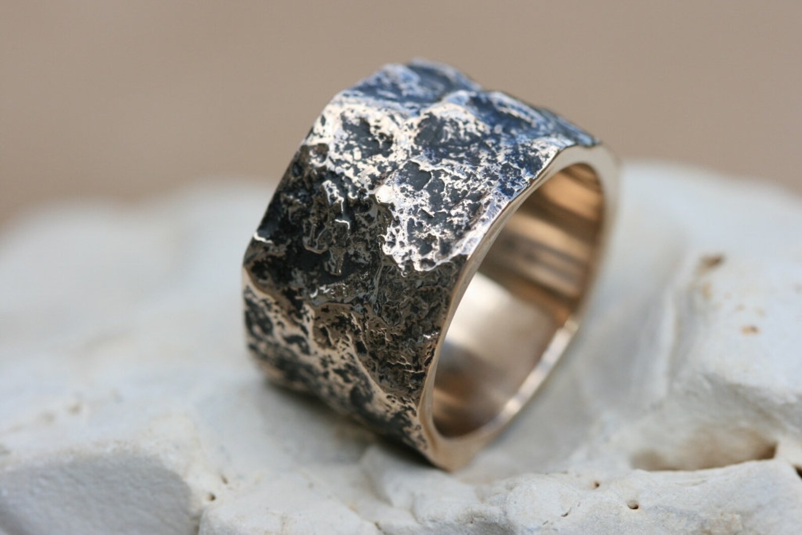 Wide Bronze ring Solid Bronze band Bronze Jewelry Bronze | Etsy