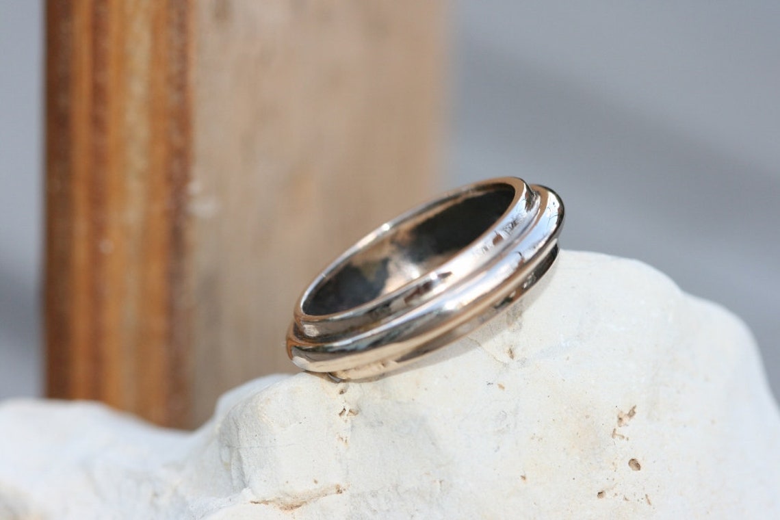 Bague en bronze bague en bronze massif faite à la main bague - Etsy France