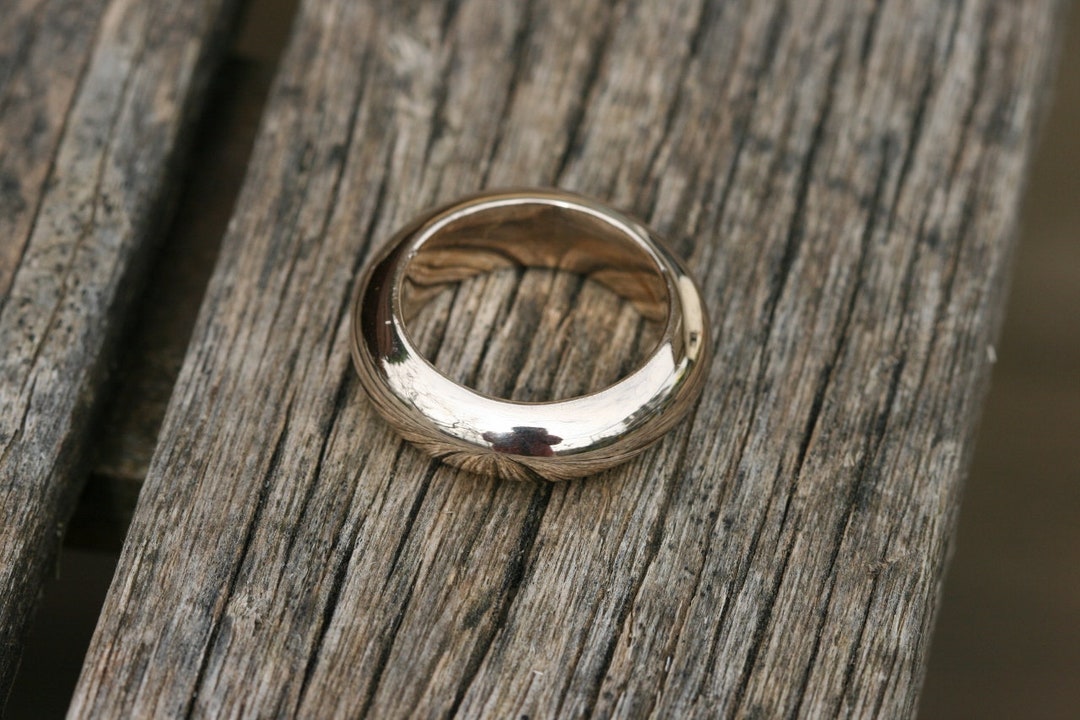 Handmade Bronze Ring, Unisex Ring, Solid Bronze Band ,mens Rings ...