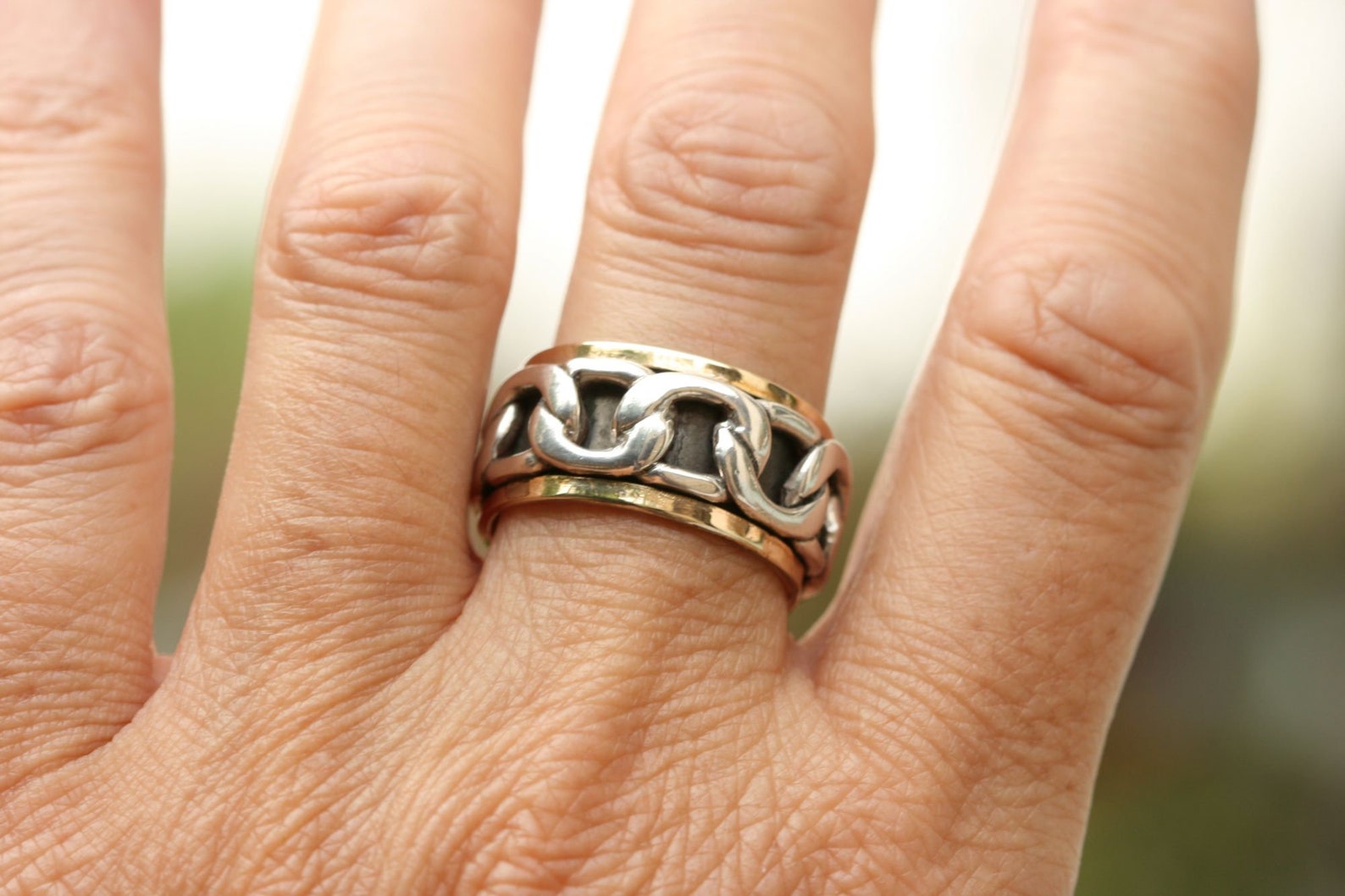 Wedding Ring, Unisex Ring, Mens Rings, Silver Ring, 14K Gold Ring ...