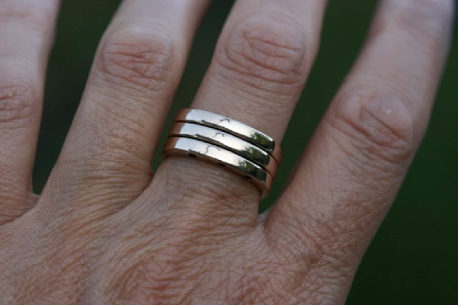 Stacking Bronze Rings Bronze Rings Stackable Ring Bronze - Etsy
