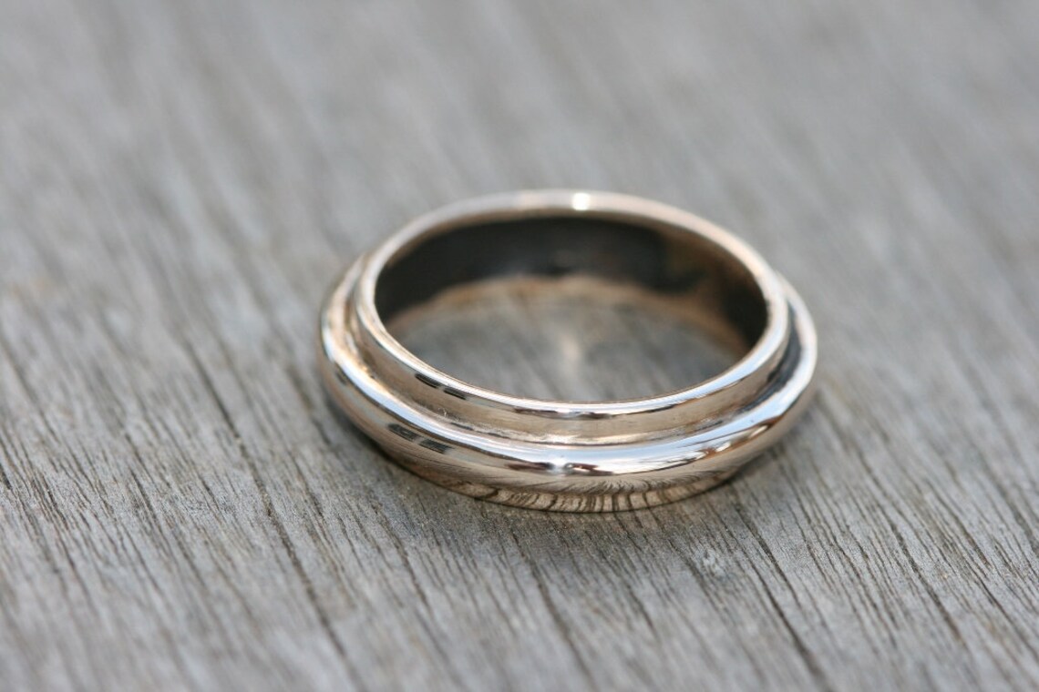 Bague en bronze bague en bronze massif faite à la main bague - Etsy France