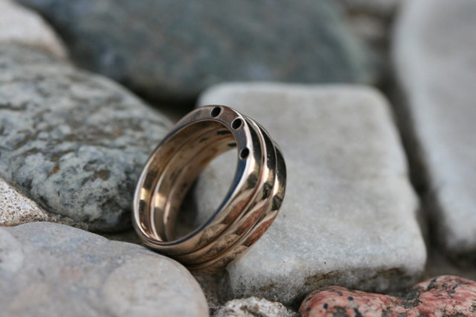 Stacking Bronze Rings Bronze Rings Stackable Ring Bronze | Etsy