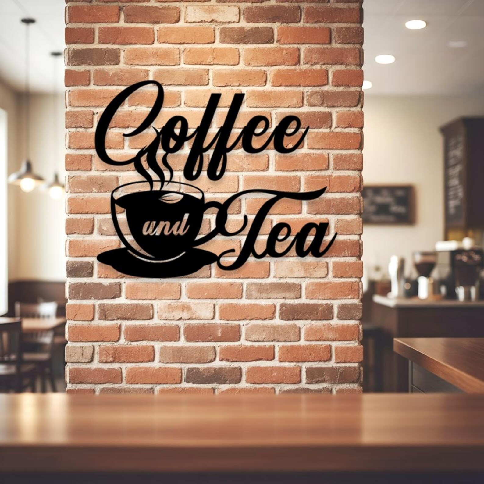 Personalized Coffee Bar Sign for Kitchen, Custom Coffee Decor, Metal ...