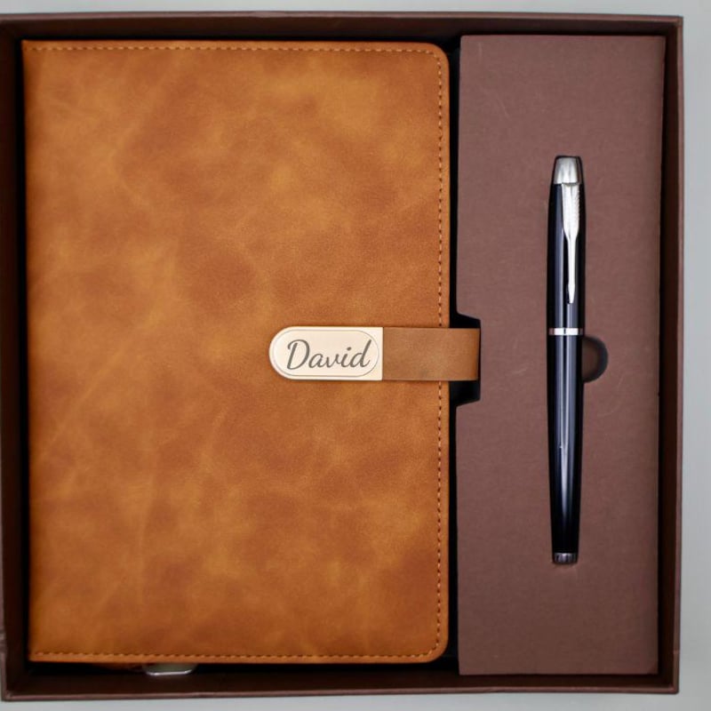 Personalized Leather Notebook - Etsy