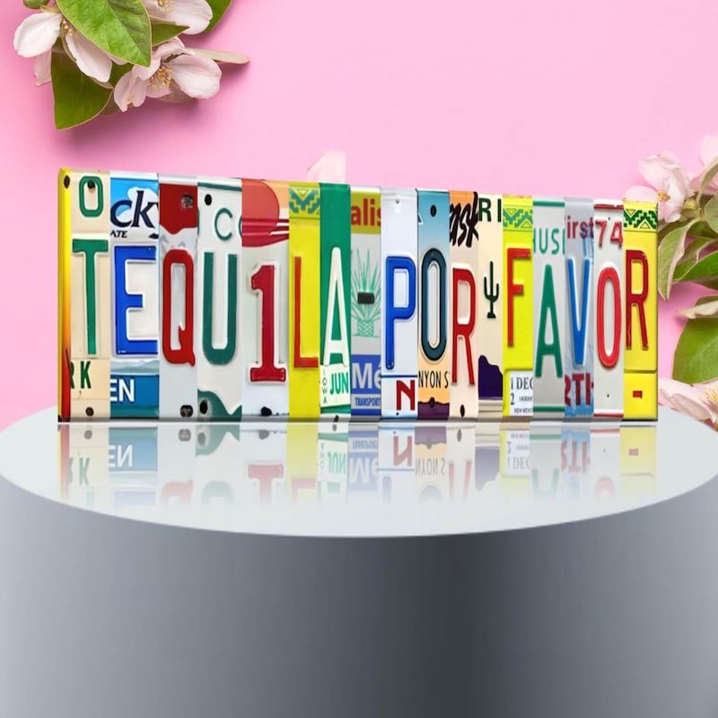 Tequila Metal Bar Sign - Etsy