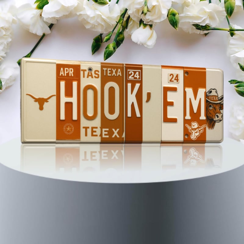 Hook Em Sign Svg - Etsy