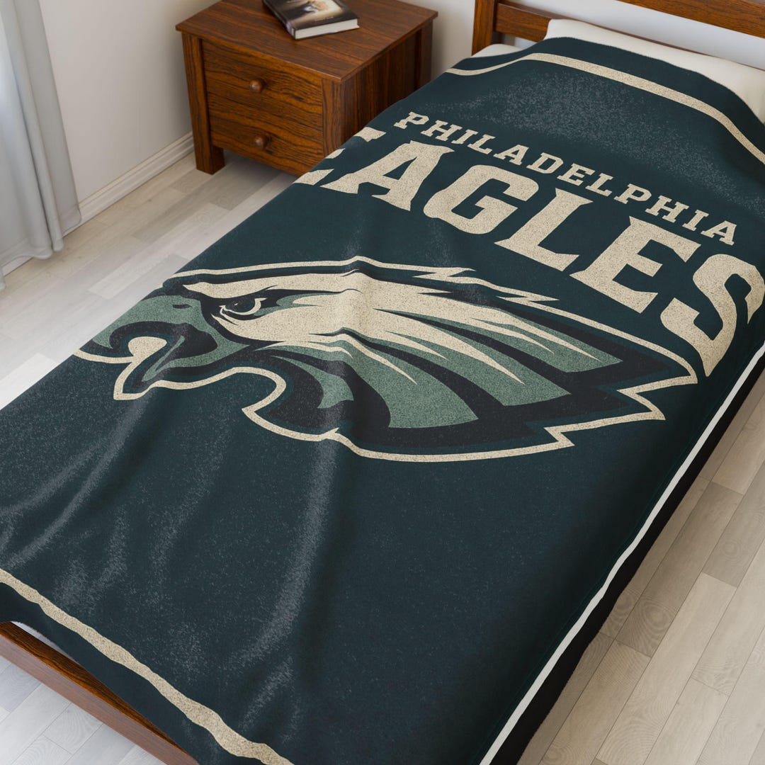 Philadelphia Eagles Fleece Blanket: NFL Football Throw - Bedding Decor ...