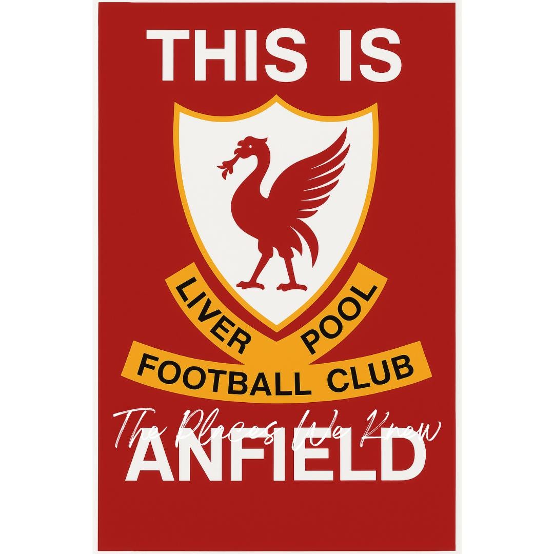 Liverpool This is Anfield Sign Custom Drawing, Storefront Drawing ...