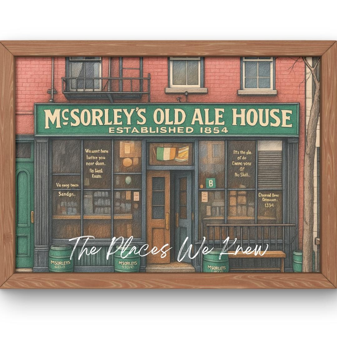Mcsorley's Old Ale House Custom Drawing, Storefront Drawing, Commercial ...