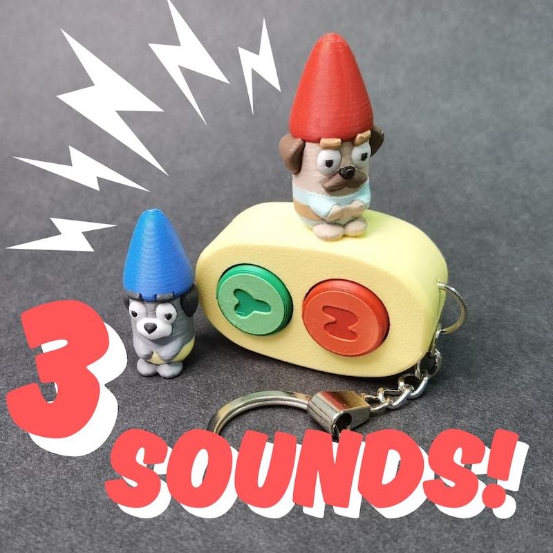 Bluey Yes No Button - Etsy