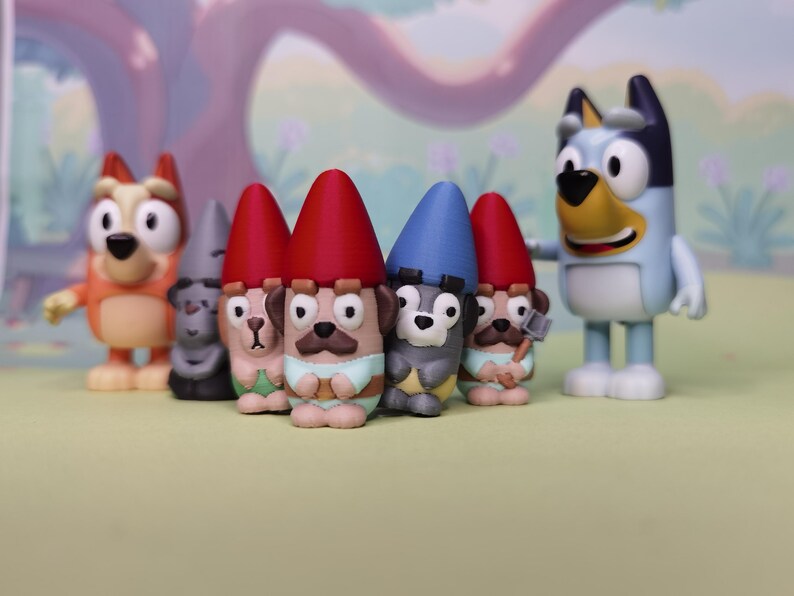 Bluey Gnomes Hecuba and Friends Bingo Husband Playset Accessory - Etsy