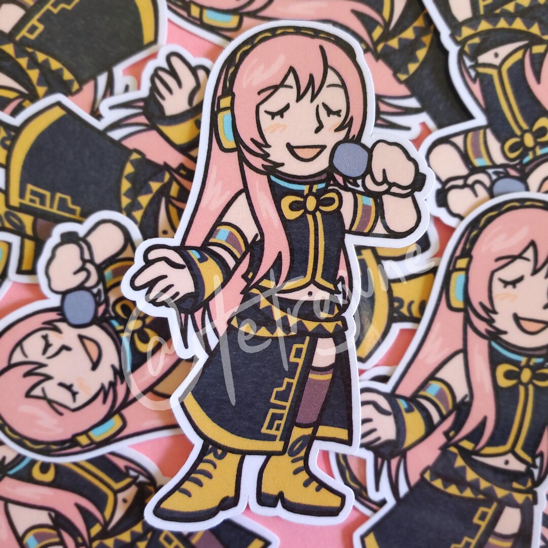 Megurine Luka Vocaloid Sticker 3" - Etsy
