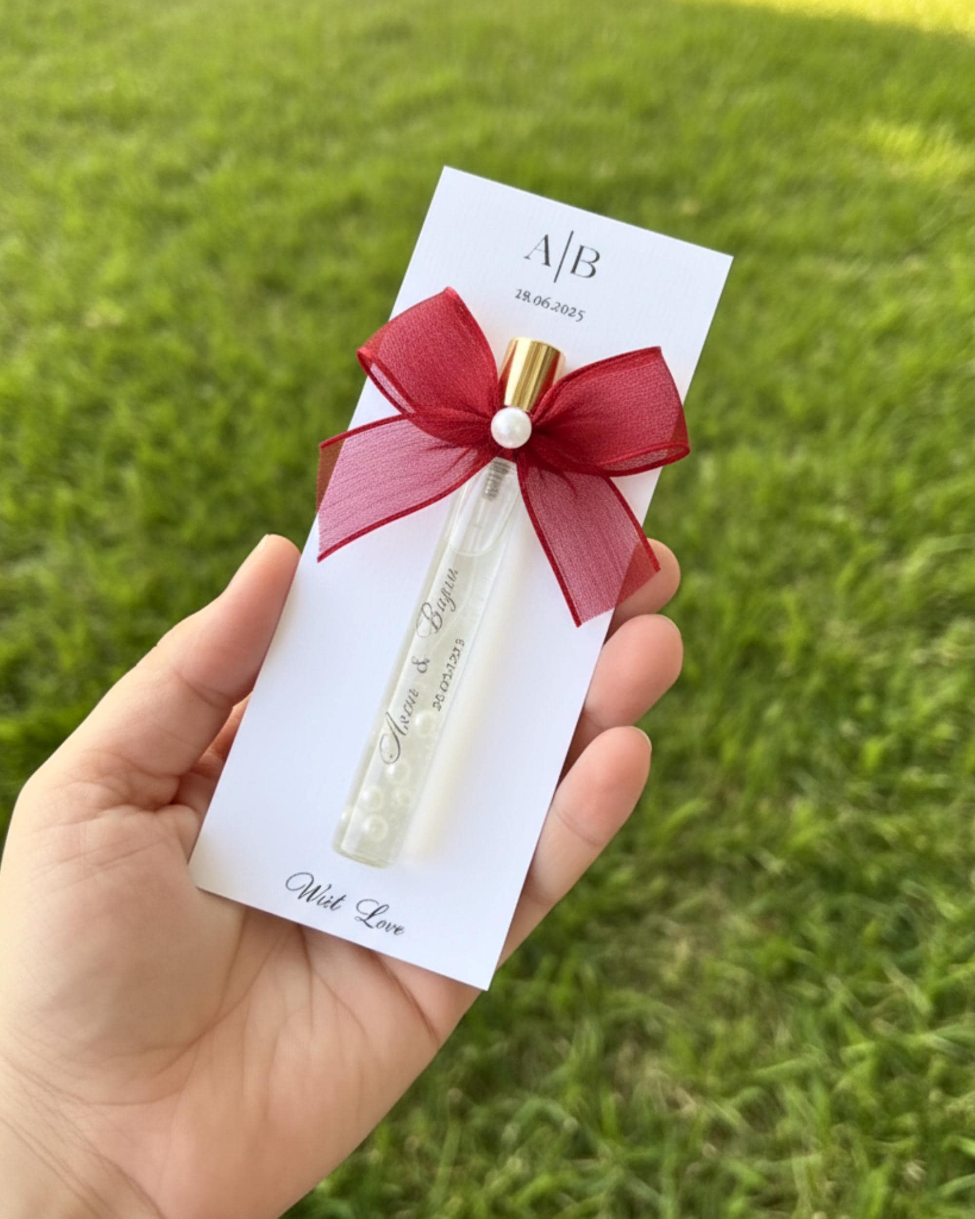 Personalized Mini Perfume Wedding Favors, Custom Bridal Shower Gifts - Etsy
