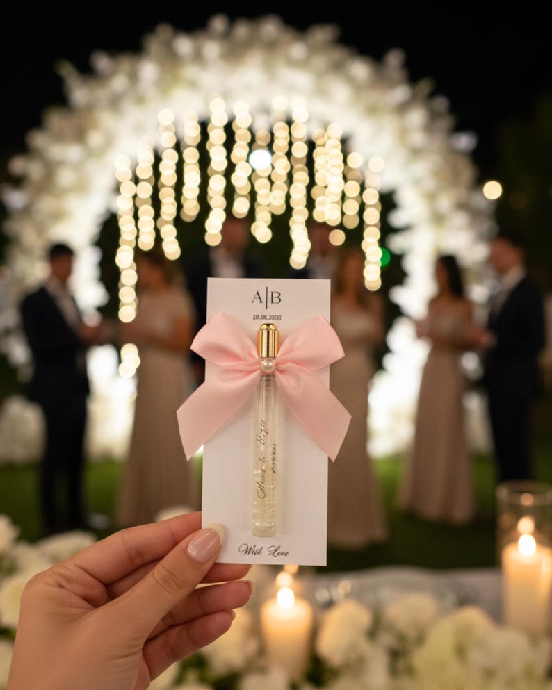Personalized Mini Perfume Wedding Favors, Custom Bridal Shower Gifts - Etsy