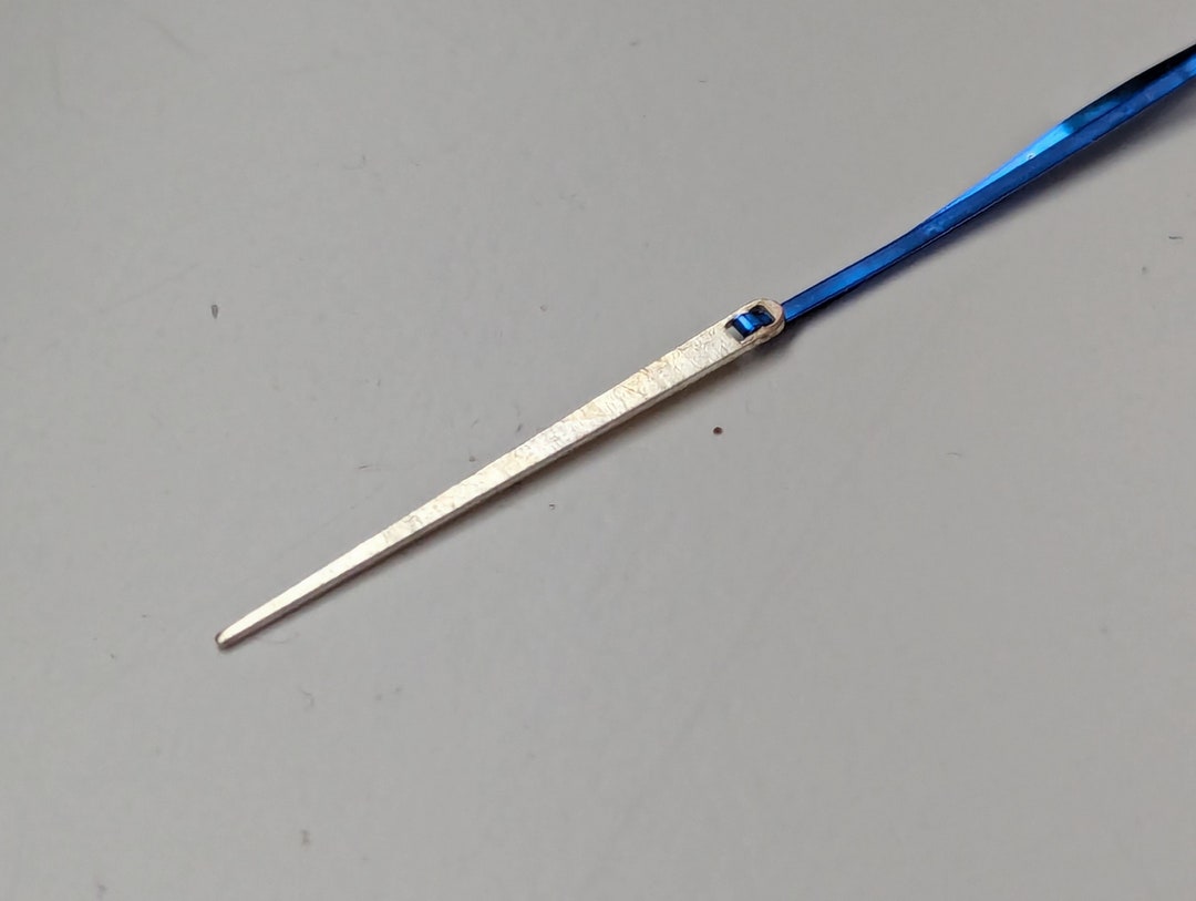 Sterling Silver Flat Needle With Double Holes for Broad Plate ...