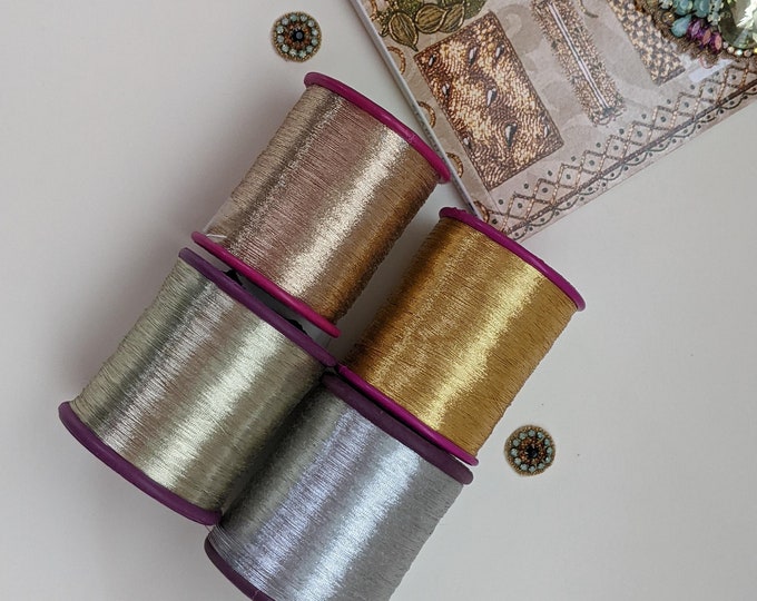 Artistic Embroidery Thread, Metallic Thread for Hand Embroidery ...
