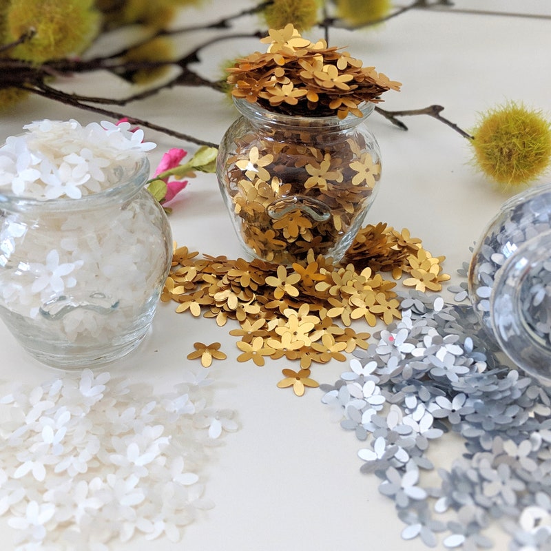 Sequin Flowers - Etsy