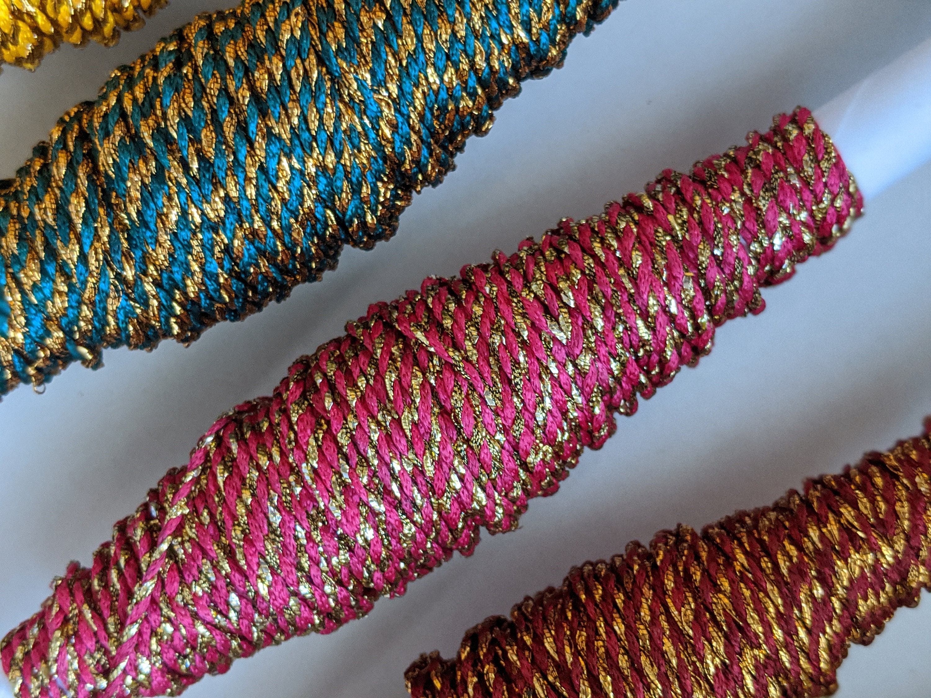 Gold Gilt Gimp Embroidery Cord: Twisted Metallic Thread, 2mm - Etsy