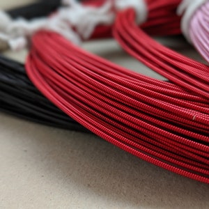 Black Purl Pearl, Stiff Gimp Wire/french Wire for Tambour Goldwork, Red ...
