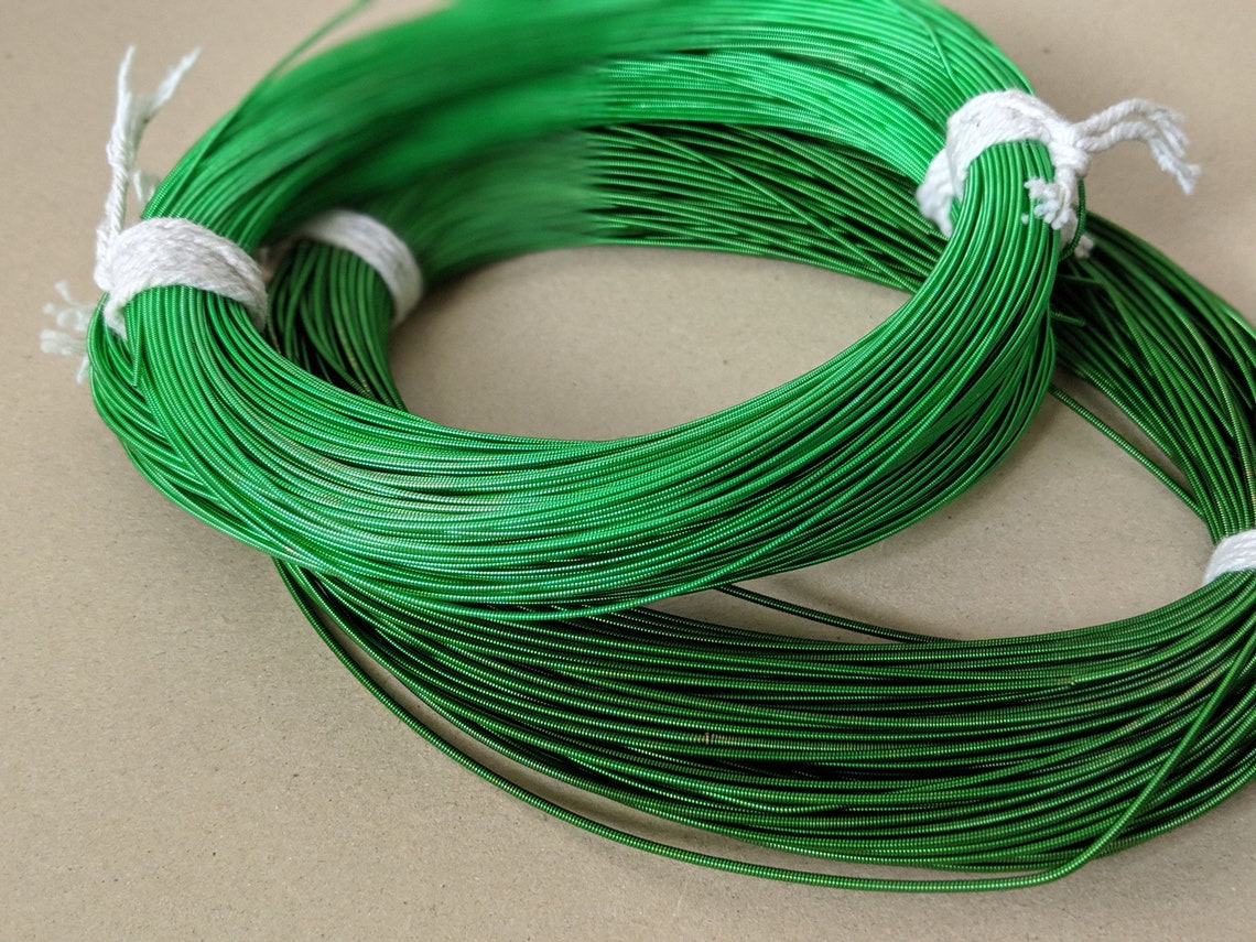 Purl Pearl in Green Color Stiff Gimp Wire/french Wire for - Etsy