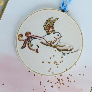 Goldwork Embroidery Kit for Beginners, Metalwork Embroidery Starter Kit ...
