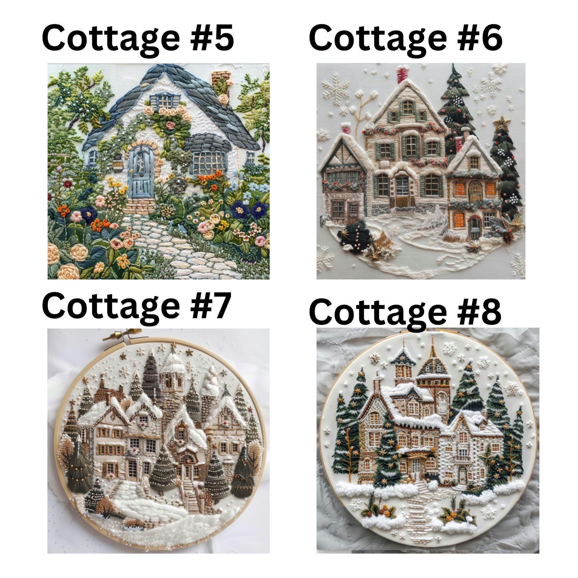 Whimsical Cottage Embroidery Patterns | Stick and Stitch Embroidery ...
